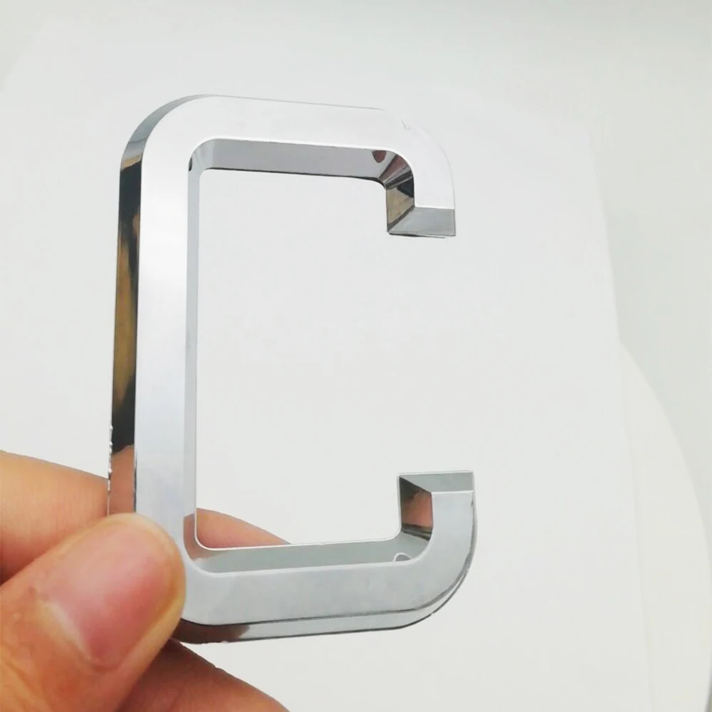 Custom 3d Chrome Self Adhesive Sample Mirror Letters Number Alphabet ...
