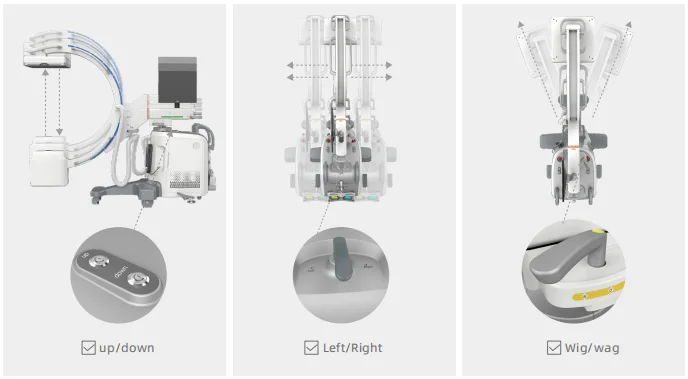 15kw DSA Mobile Digital C Arm X Ray Machine for Vascular Surgery