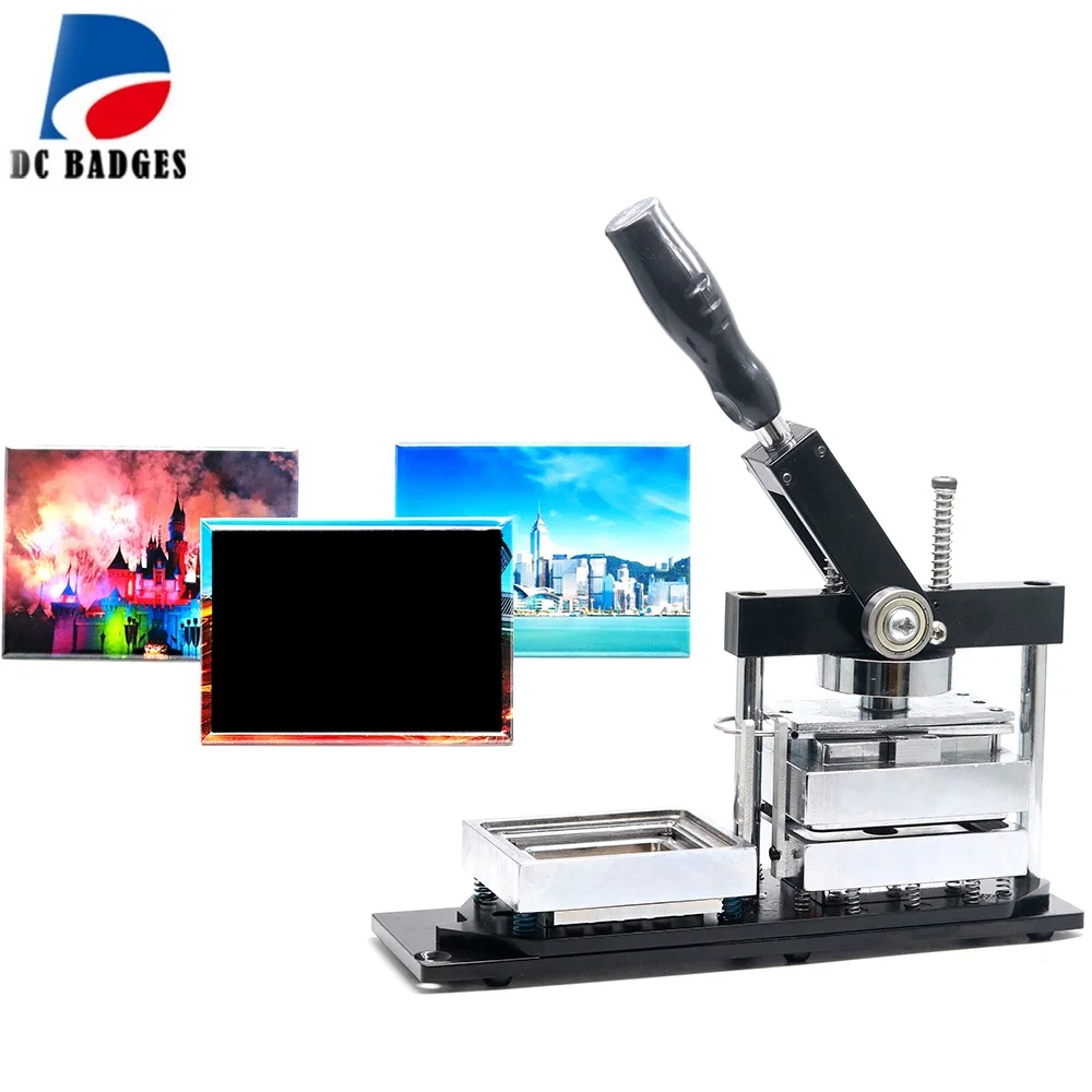 90*65MM Angular Corner Machine - Efficient Fridge Magnet Maker