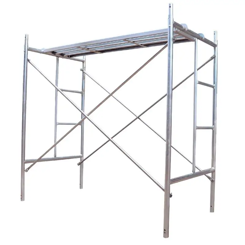 Q235 Scaffolding Frame Tubular Steel Ladder Main Frame Scaffolding ...