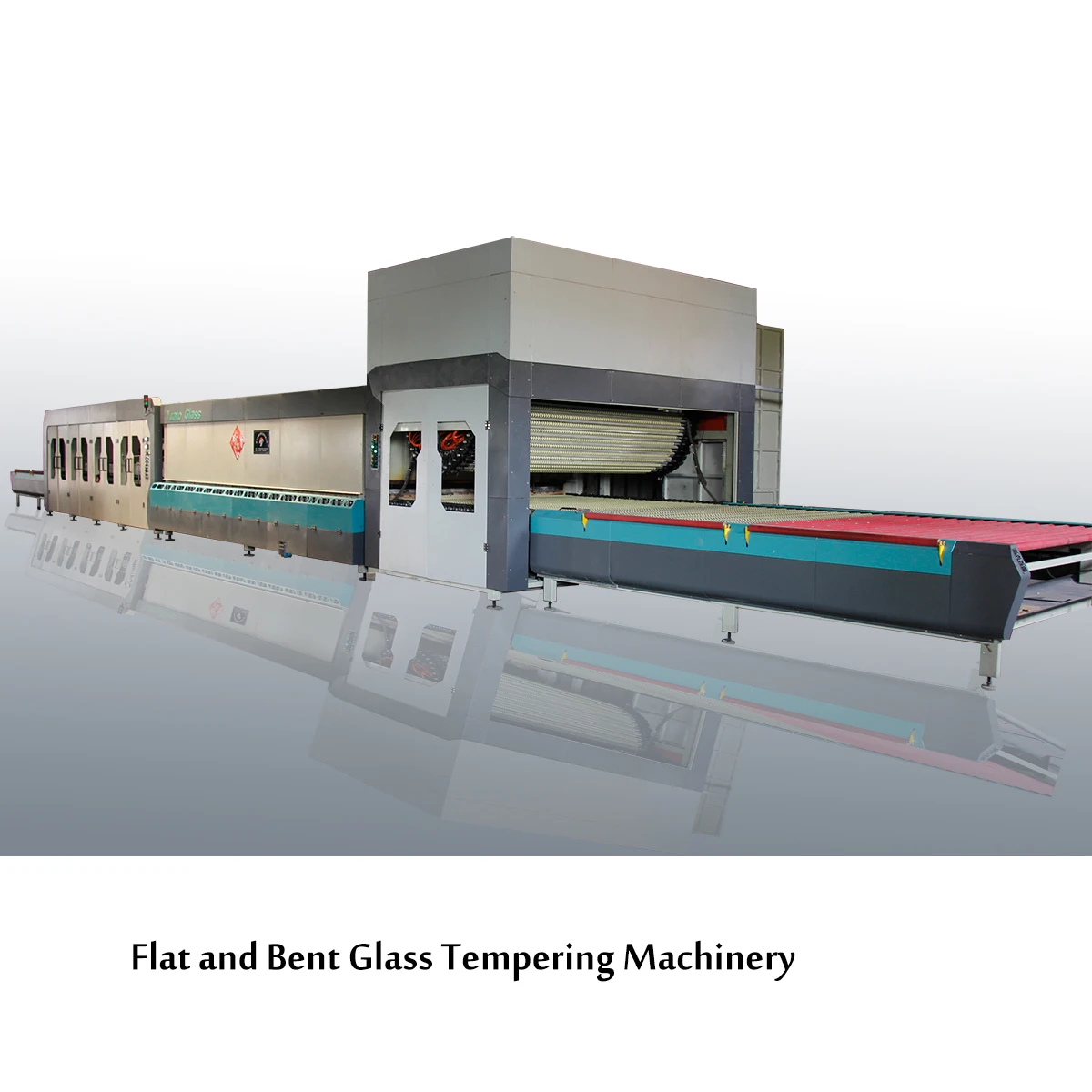 Cross Type Tempered Glass Bending Line Flat And Bent Glass Tempering ...