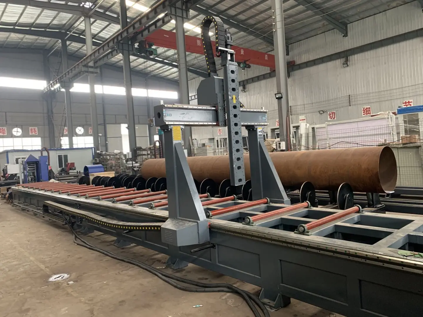 H Beam CNC Plasma Bevel Cutting Machine for Metal Fabrication