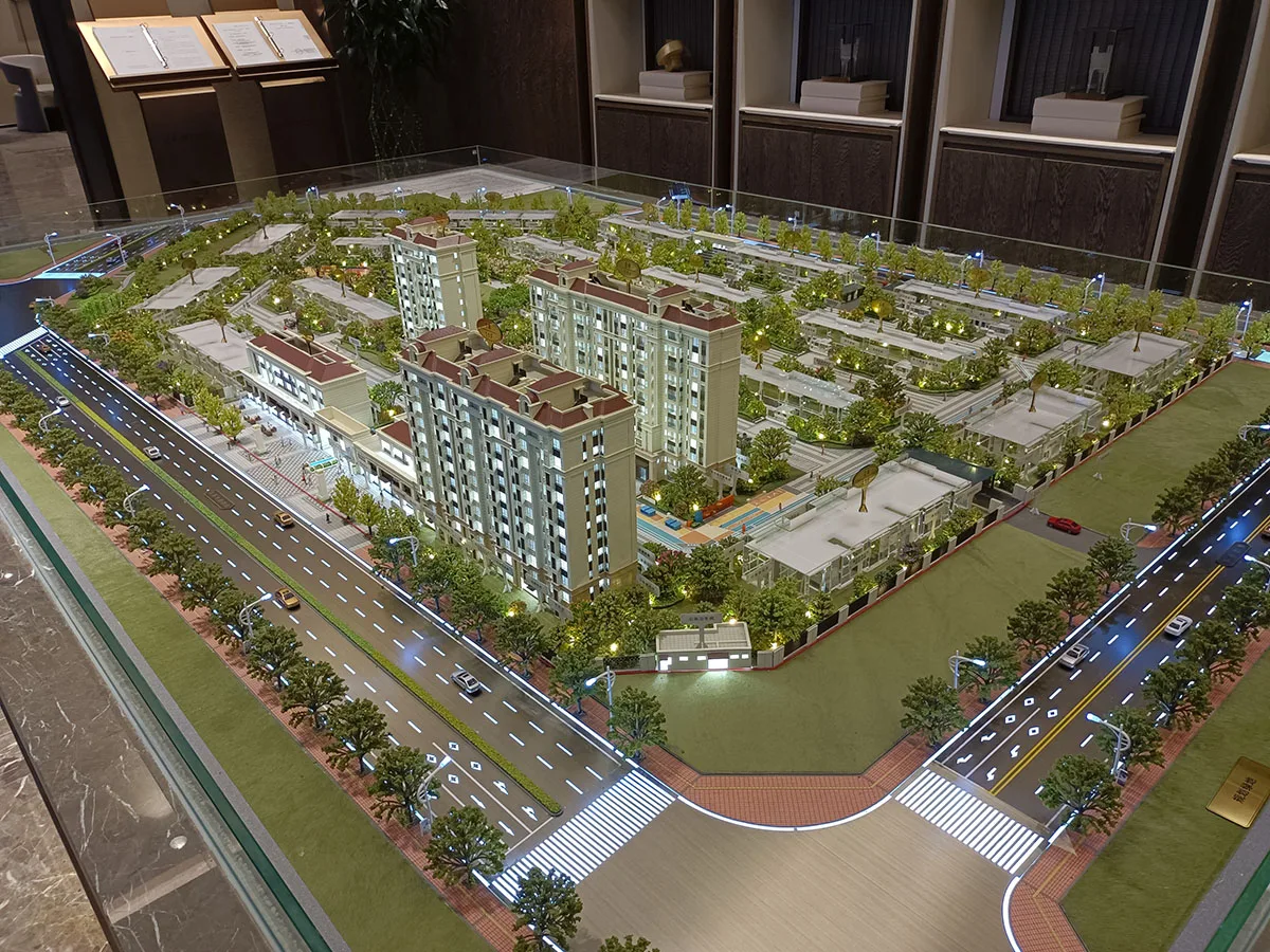 Professional High-rise Residential 3d Architectural Model Miniature ...