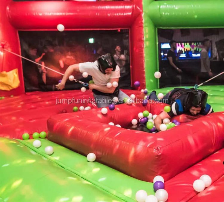 JUMPFUN Outdoor Adults air Inflate Battle Arena Factory Sale Bungee Sea ...