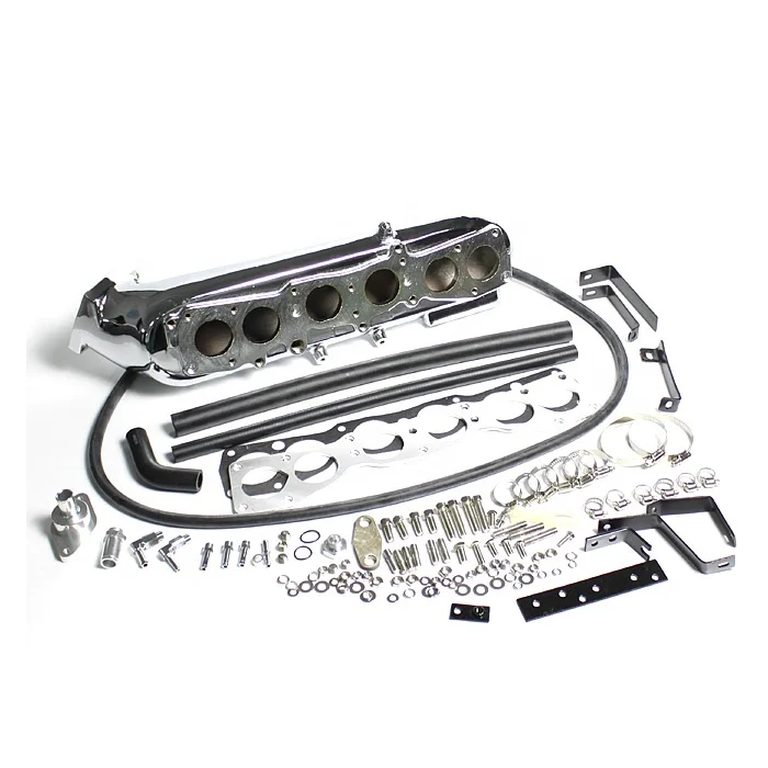 In Stock Chrome Aluminum Turbo Air Billet Intake Manifold For Toyota ...