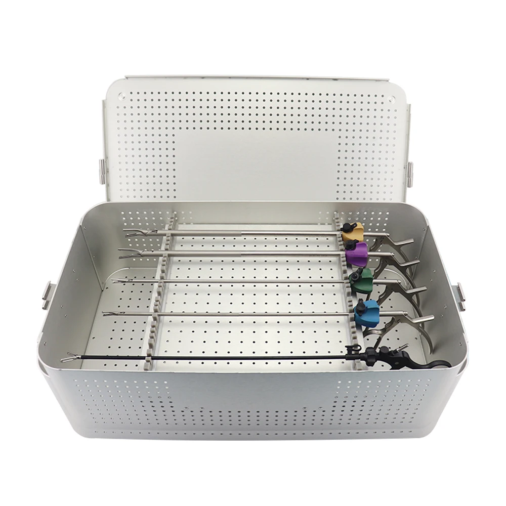 Stainless Steel Sterilization Container Sterilization Basket Box - Buy ...