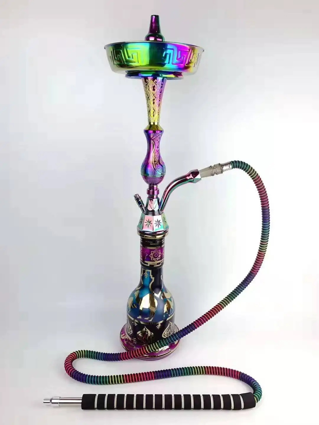 Km Shisha Hookah Wholesale Hubbly Bubbly Portable Nargile Rainbow ...