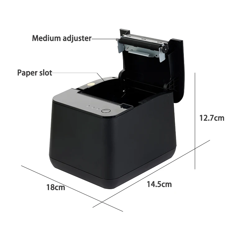 LongFly High Quality Mini Receipt Printer 80mm Thermal USB POS Bill ...