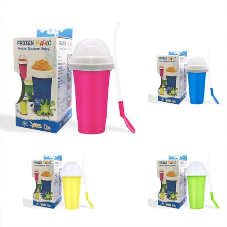 Magic Slush Slushy Cup - Quick Frozen Smoothies Drink