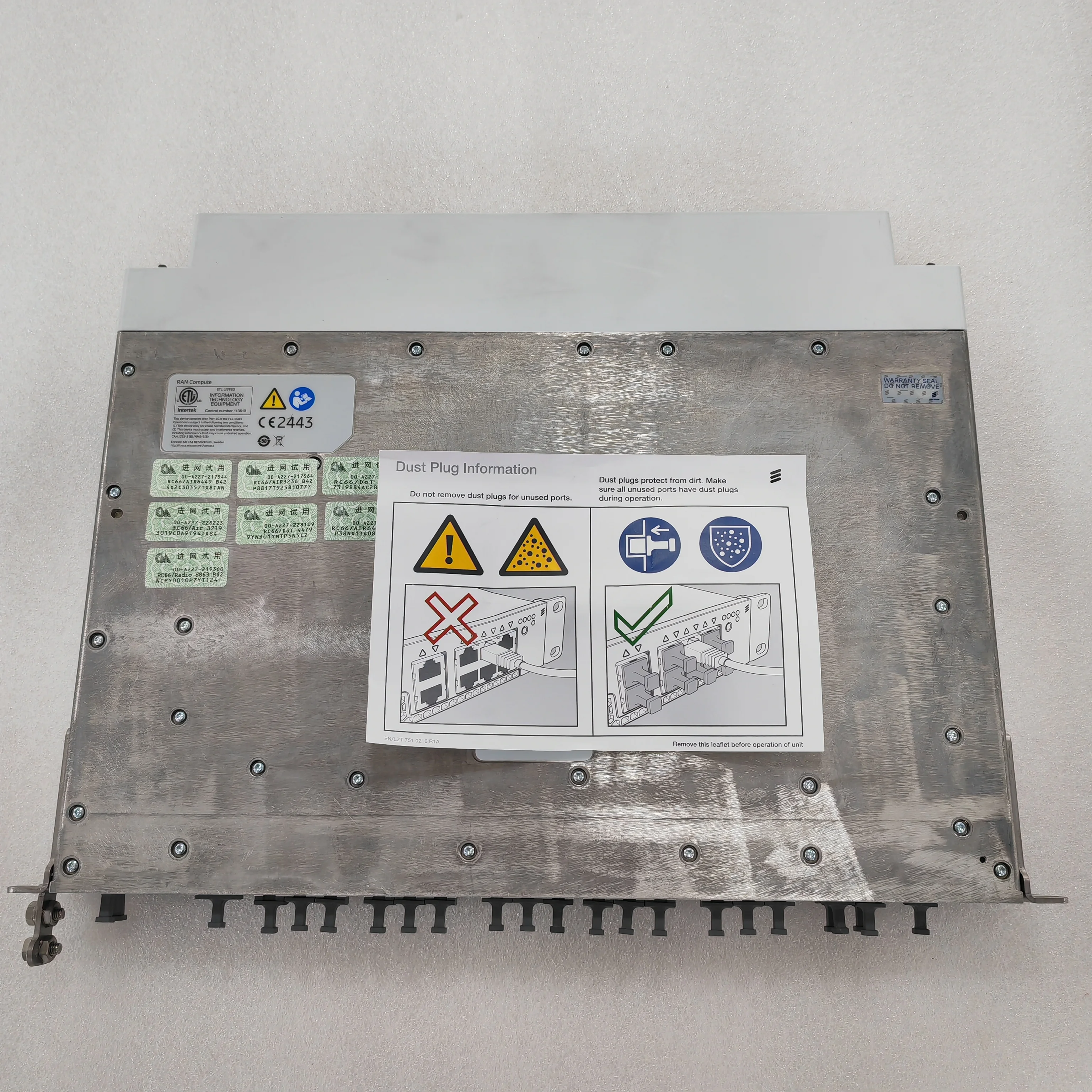 Ericsson RAN Processor 6651 KDU 137 0093/11 5G BBU - 8kg