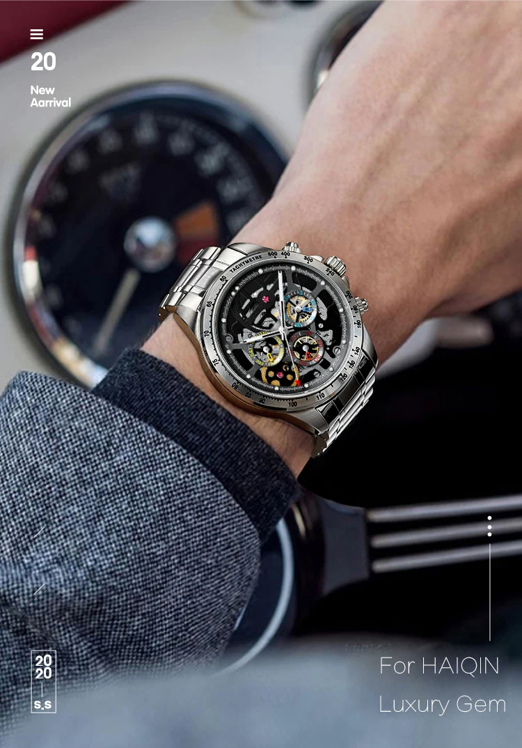 Haiqin 2020 Original Design Men's Chronograph Watch Automatic New ...