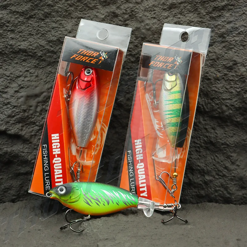 Thor Force Vivid Swimming Propeller Lure Bionic Bait Puffer Fish ...