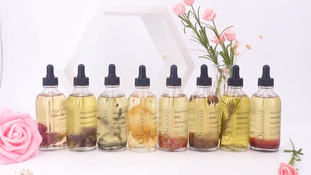 Oem Odm Private Label Massage Body Oils Seven Argye Plum Multi Use