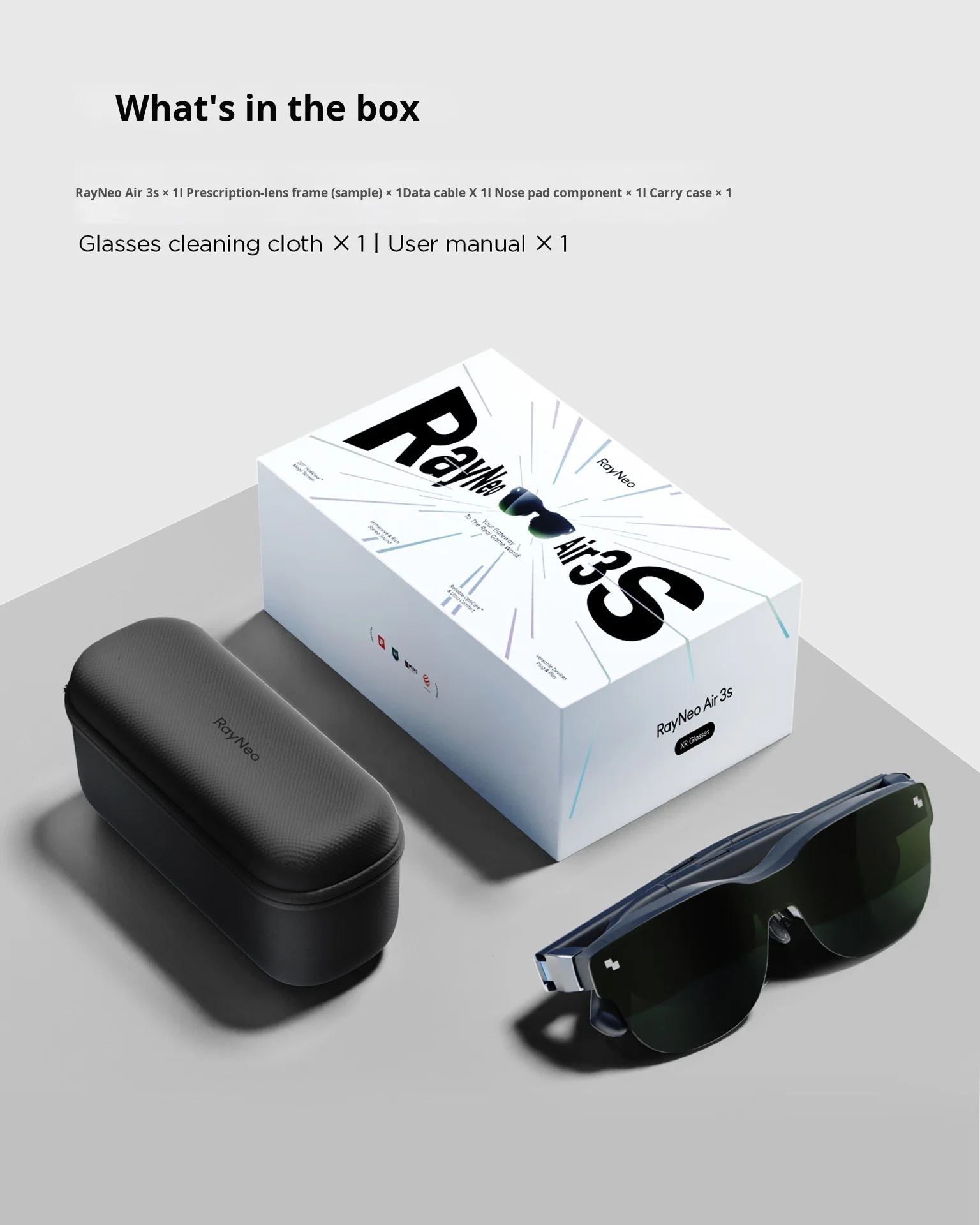 VR Smart Glasses - Meta Glass Overseas Version Ray Neo Air 3S