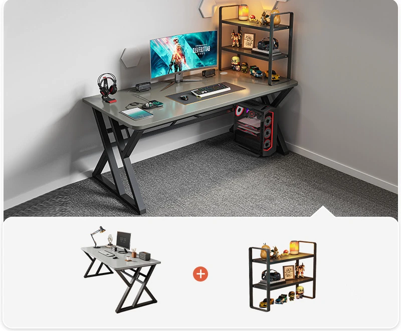 Modern Computer Desk Large Office Desk Computer Table Study Writing ...