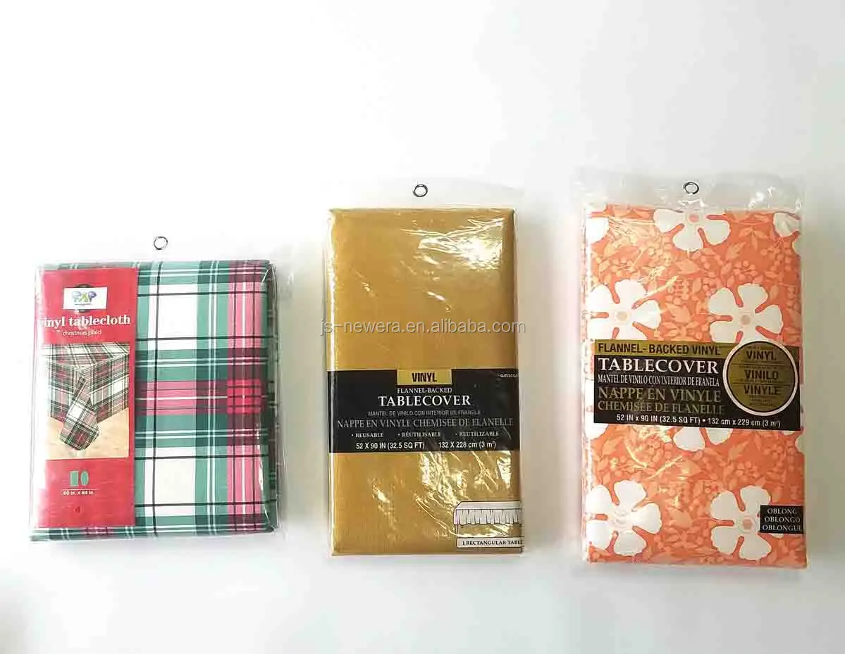 Floral Printed Flannel Back Table Covers for Home & Events