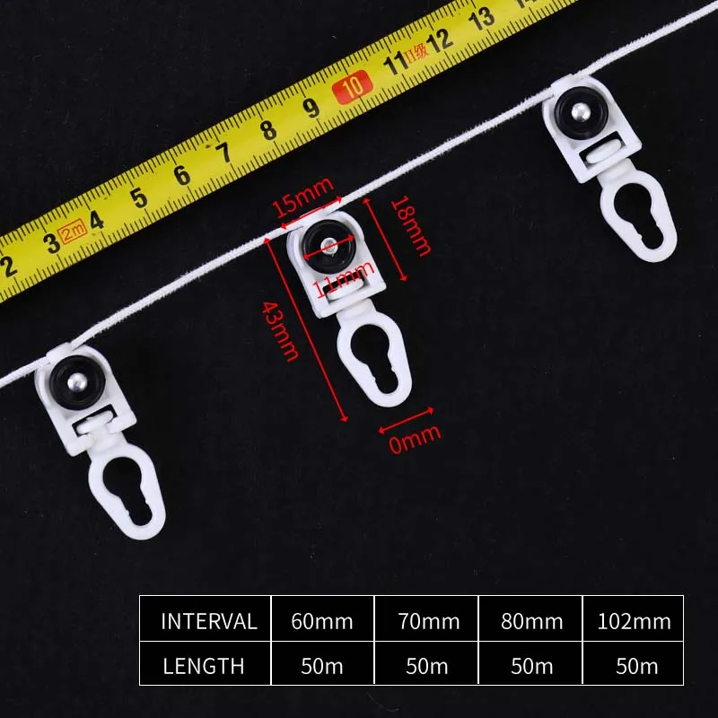 Ripple Fold Curtain Track For Motorized Curtain Glider And Manual ...
