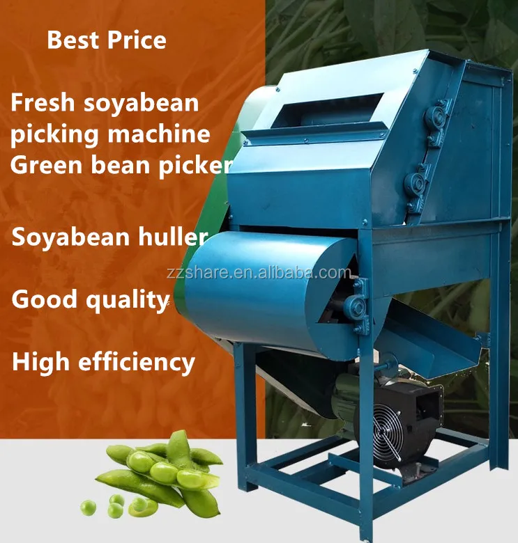 Edamame Soyabean Picker Machine Mung Bean Picking Peeling Machine - Buy ...
