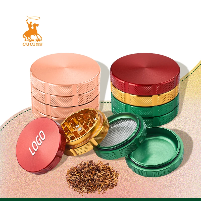Metal Grinder Tobacco Grinding Machine Zinc 4 Layer Herb Crusher ...