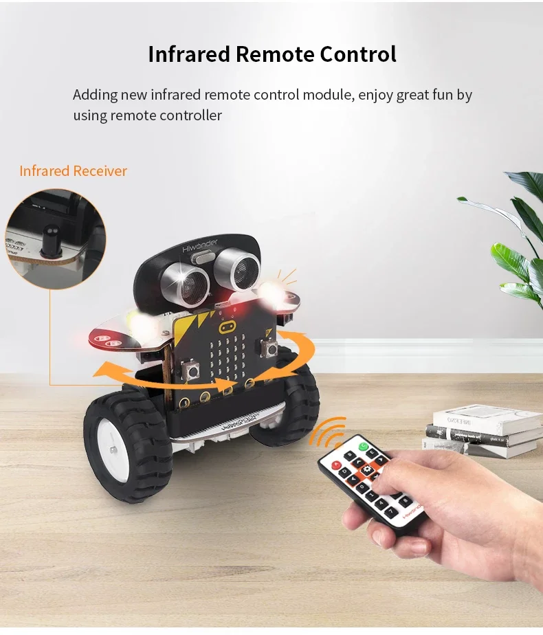 Hiwonder Qbit 2WD Robot for Coding Learning - Fun & Education