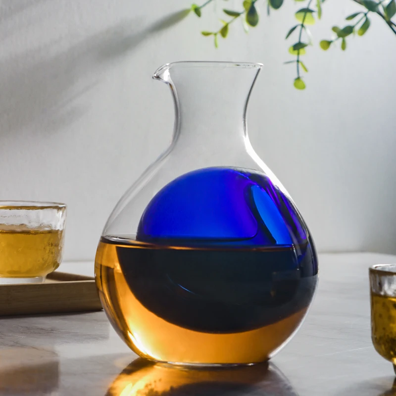 Ice Cold Sake Chilled Server Japanese Cold Sake Glass Decanter Bottle ...