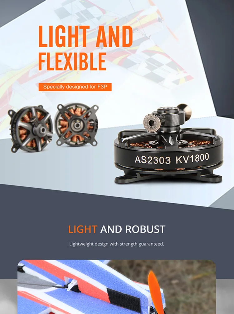 T-motor As2303 Foam Airplane Model Rc Brushless Outrunner Motor Bldc Rc ...