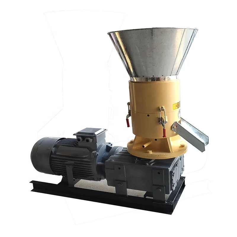 Skj2-350b 2024 Biomass Materials Flat Die Wood Pellet Machine On Sale ...