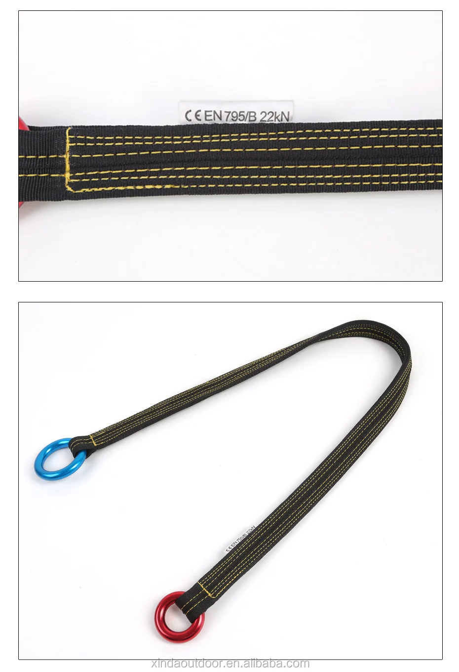 XINDA Arborist Friction Saver - Safe Tree Climbing Straps