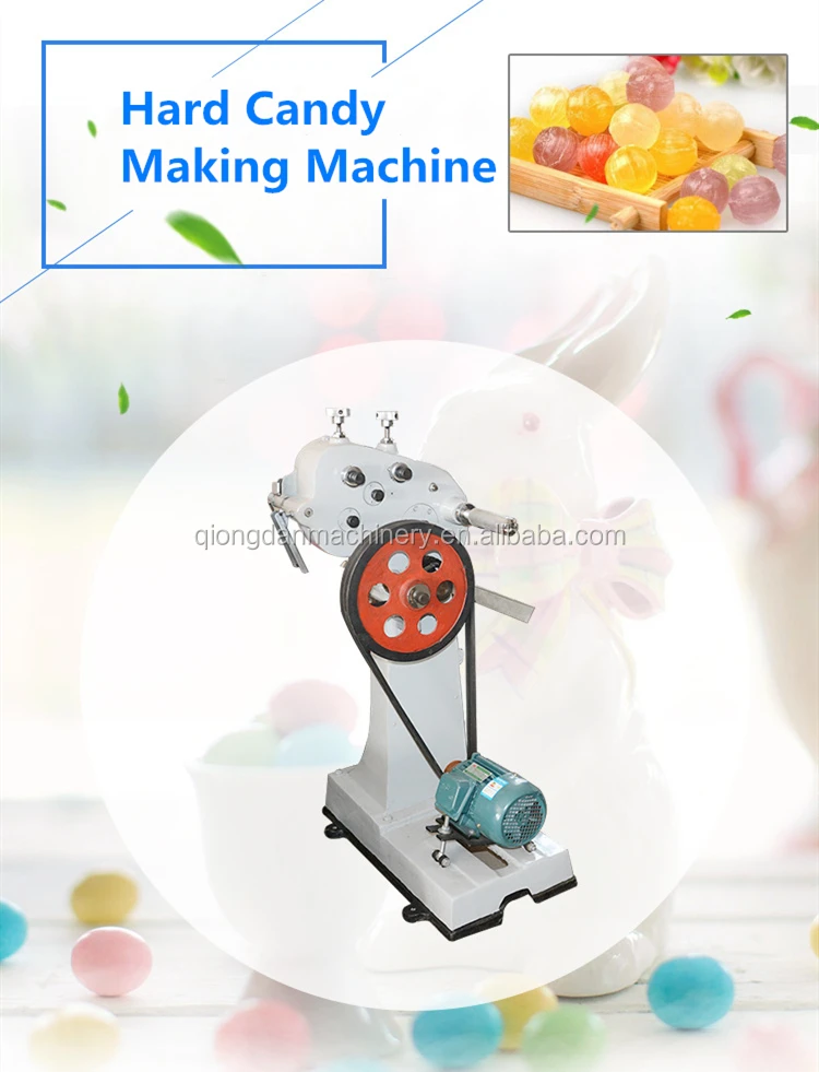 Low Cost High Capacity Small Rock Hard Candy Die Forming Machine