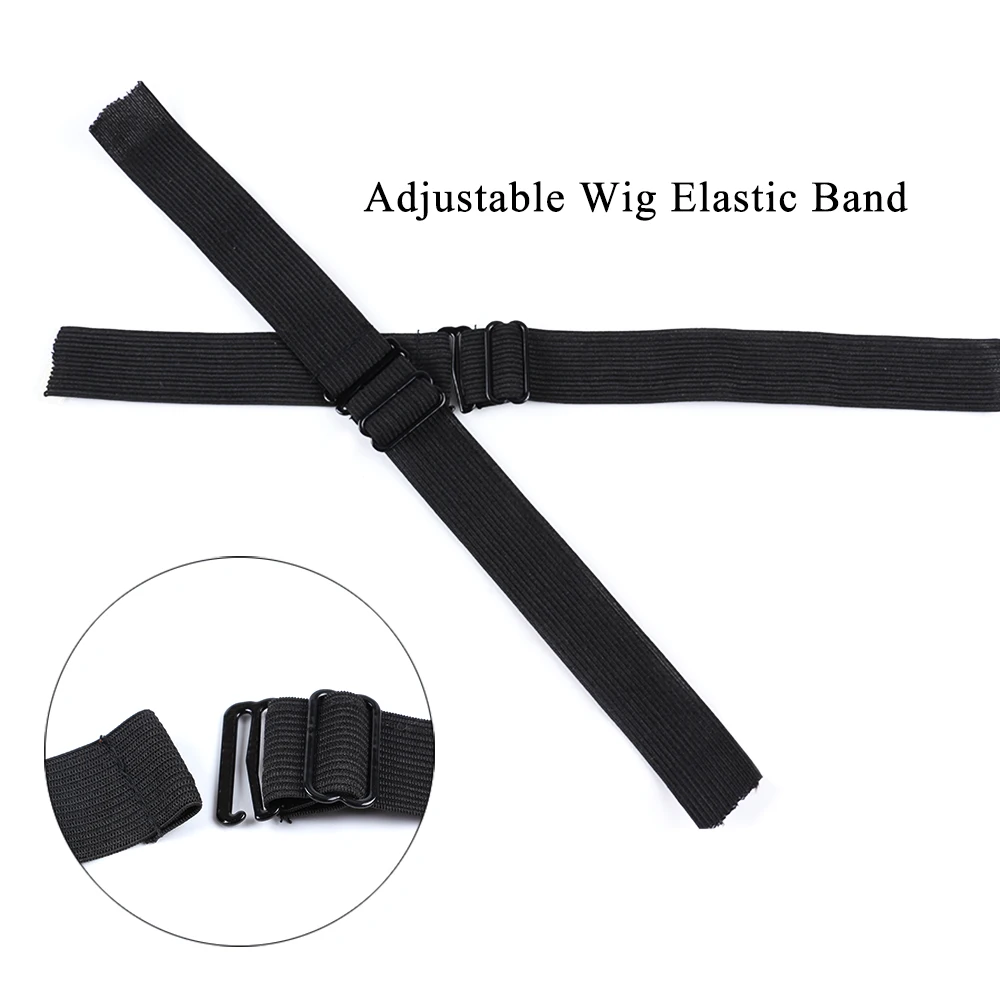 Alileader Custom Logo Adjustable Elastic Bands - Black Nylon