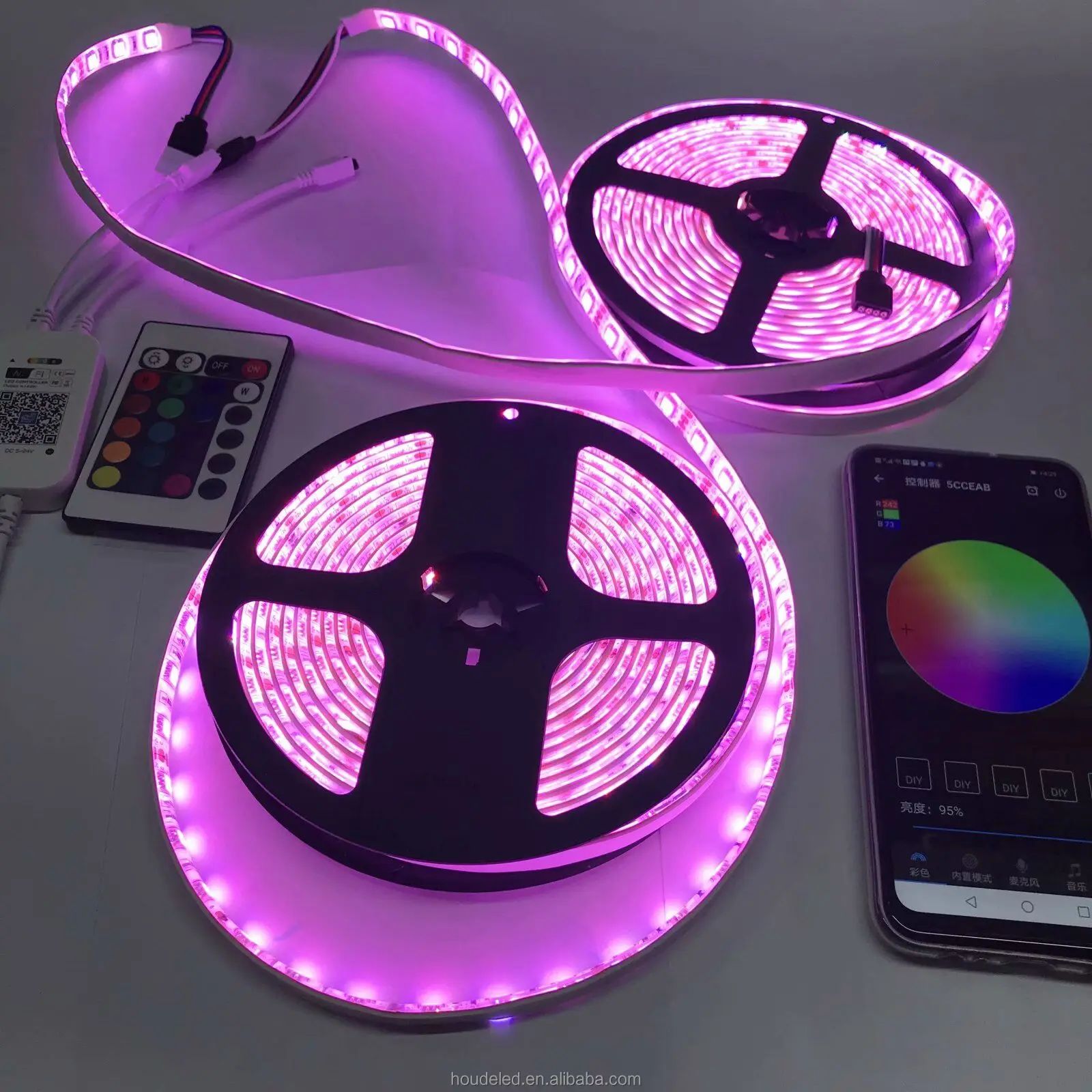 Magic Home Wireless Wifi Rgb Led Music Controller For 5050 2835 3528 ...