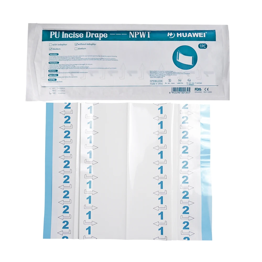 Waterproof Incision Dressing for Wound Negative Pressure Therapy