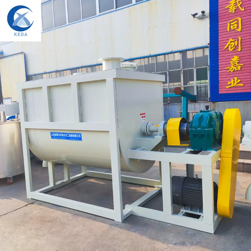 Double Screw Ribbon Blender Mixer Industrial Dry Powder Horizontal ...