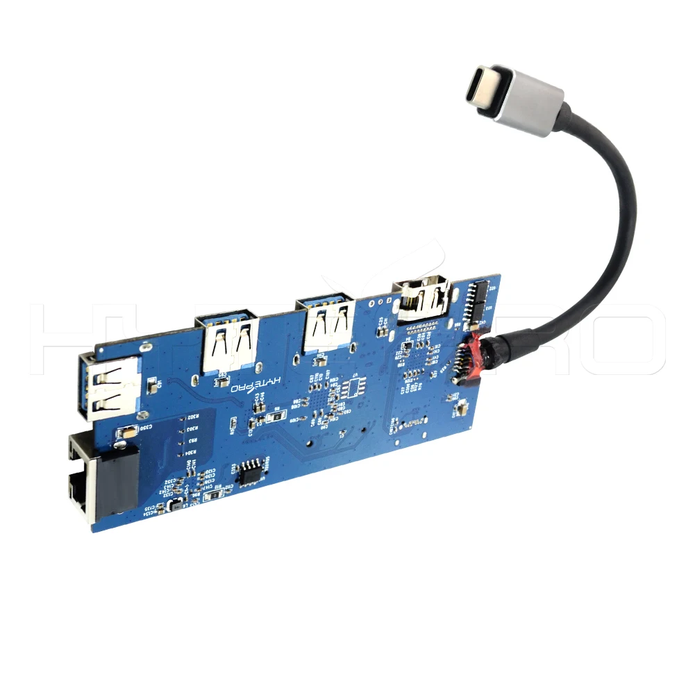 High Resolution Usb 3.0 3 Port Pd 20v 5a Charging Type C Hub Pcb Board ...