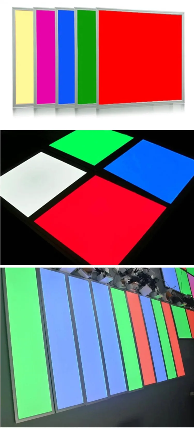 Remote Wifi Controlled Multi Color Rgbw Rgb Led Panel Light - Buy Rgb ...