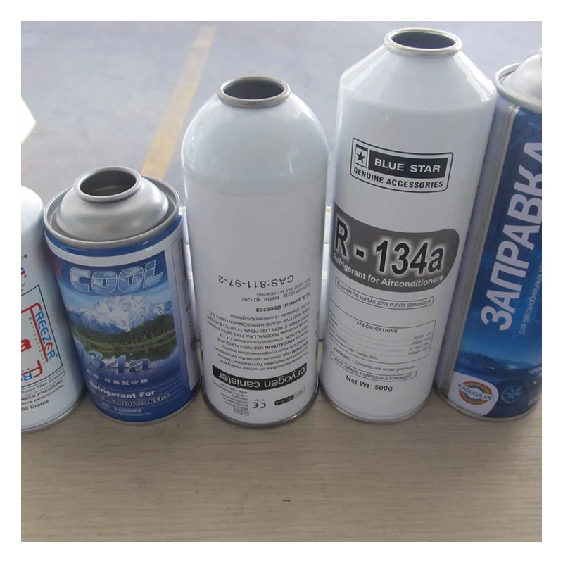 1kg Aluminum Can R134a Refrigerant R134a Refrigerant Gas R134a ...