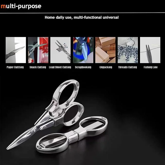 Small Foldable Scissors - Portable and Versatile Cutting