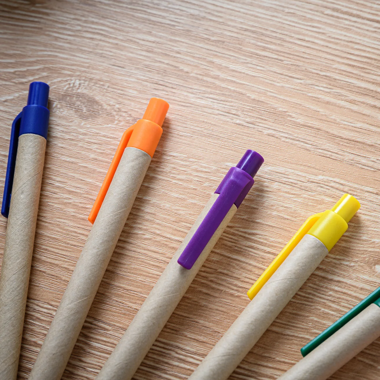 Custom Printing Recyclable Kraft Paper Pen for Promotion Multicolor ...