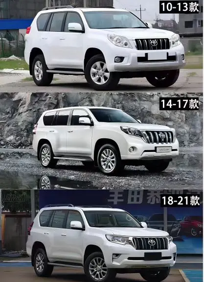 Prado Conversion Body Kit ABS Plastic for Toyota Land Cruiser