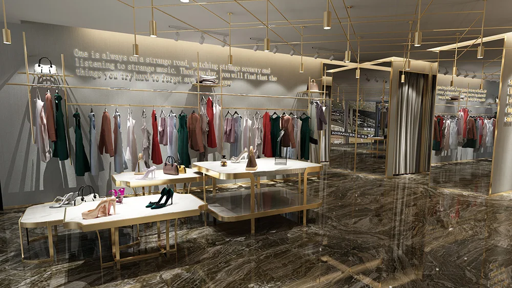 Store Design Services - Small Readymade Garments Shop Interior Design