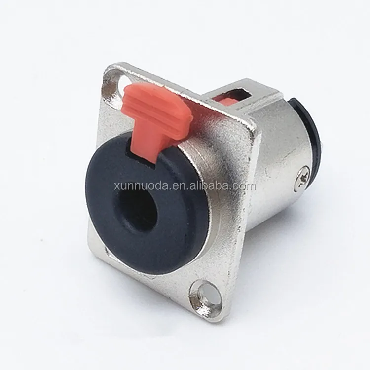 6.35mm 1/4" Inch Phono Female Jack Panel Mount Chassis Connector Socket ...