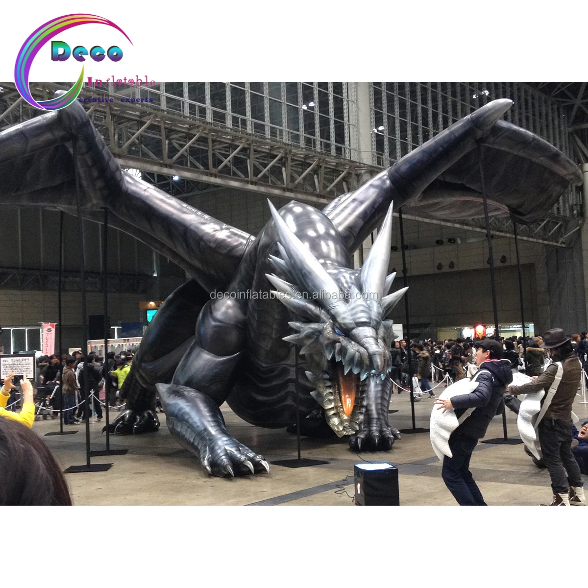 Lifelike Giant Inflatable Zenith Dragon Animal For Event Decoration ...
