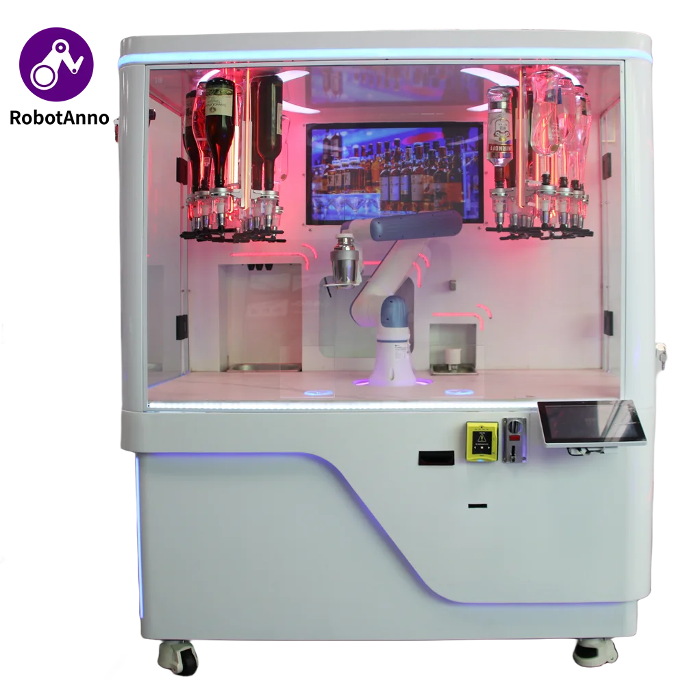 Robot Bartender Vending Machine Drink And Ice Cream Fully Automatic ...