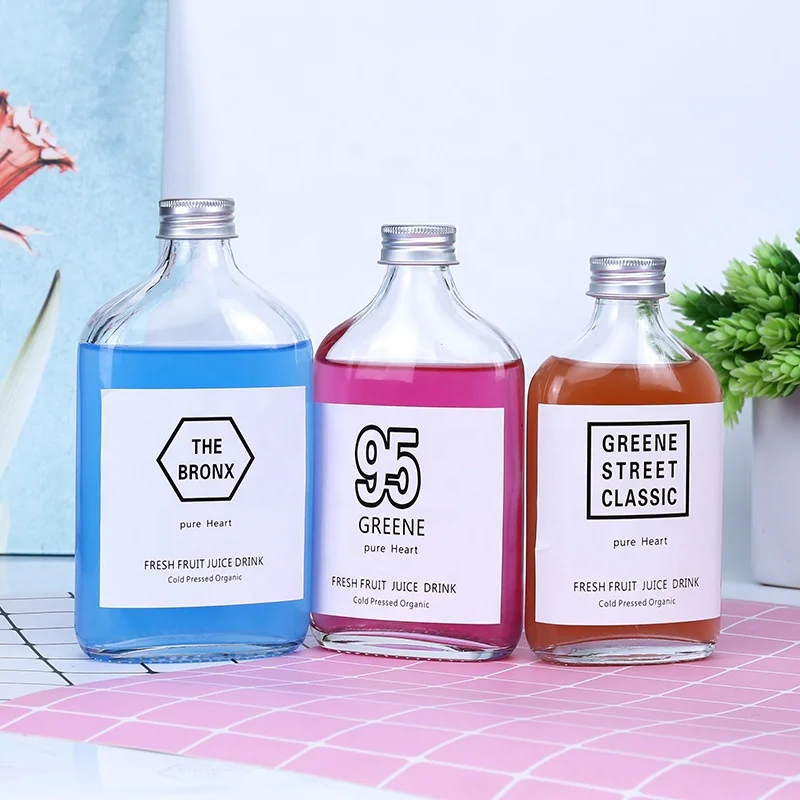 Elegant Premium Mini Seal Flat Square Fancy Tequila Glass Bottle 50ml ...