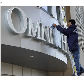 Exterior Aluminum Facade Wall Cladding / Sign Board - Buy Aluminum ...