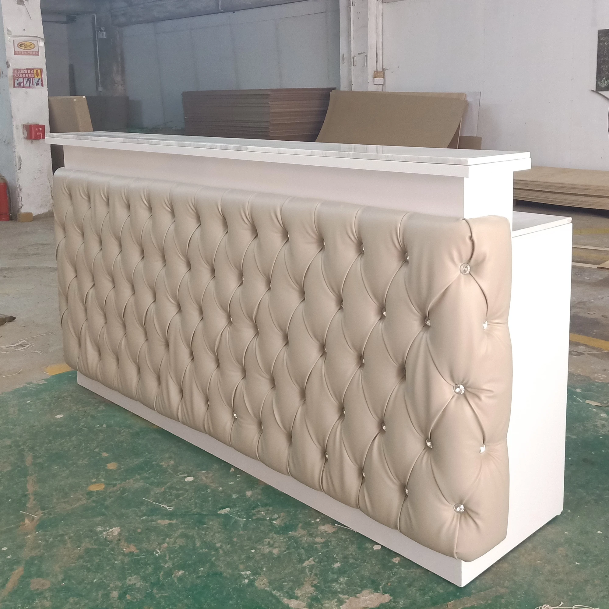 Luxury Salon Reception Counter Desk/ Reception Table Cb-rd003 - Buy ...