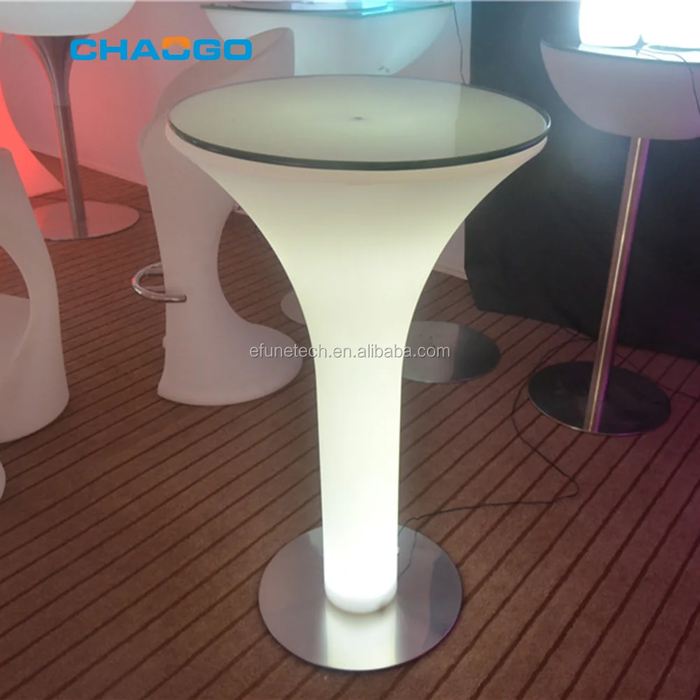 LED Cocktail Bar Table - Durable, Multi-functional