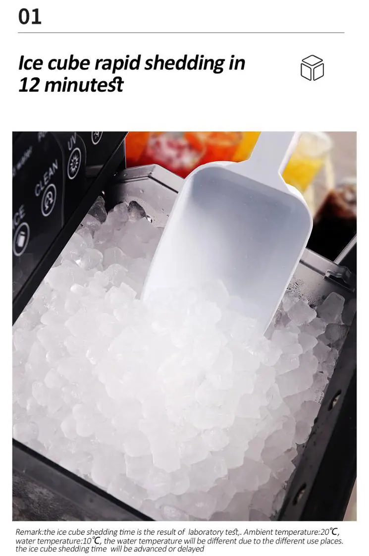 2021 Hzb-20n New Commercial And Home Use Small Ice Maker Fast Ice Maker ...
