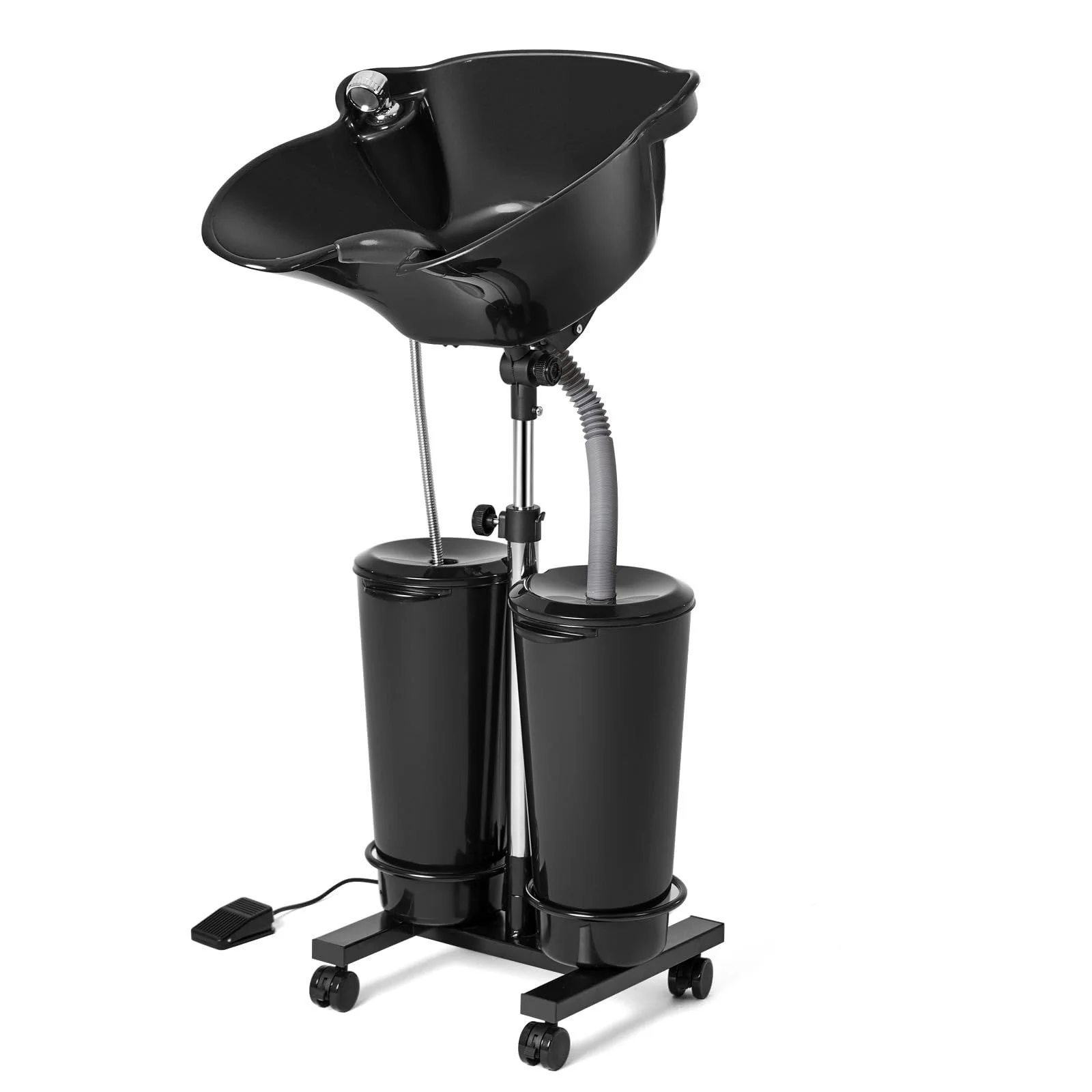 2025 Portable Double Barrel Shampoo Basin for Hair Salon Metal Electric ...