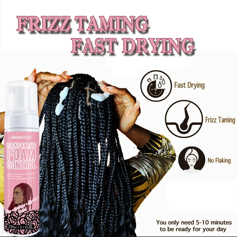Oem Hair Braiding Mousse Long Lasting Twist Styling Nourishing Shining ...
